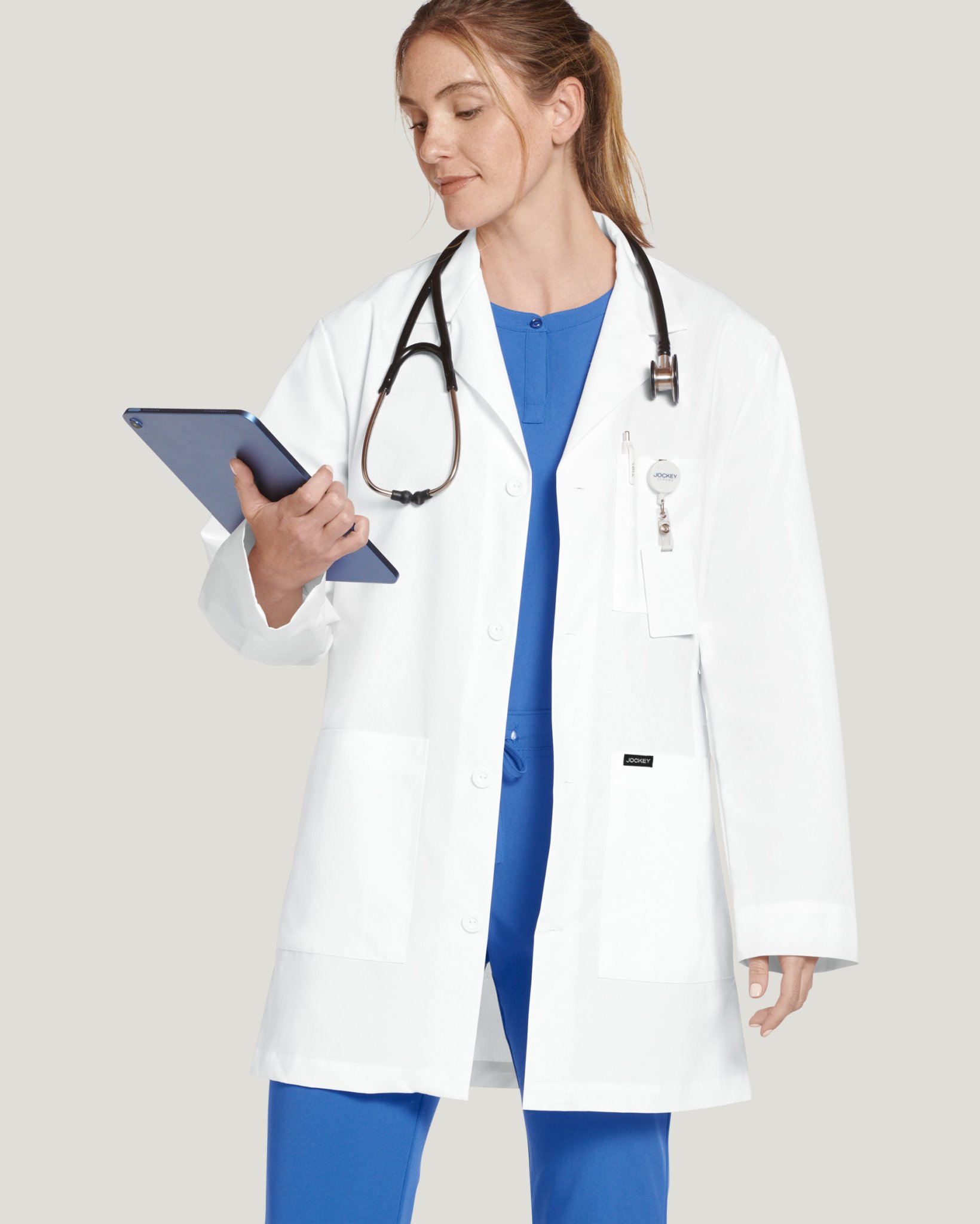 34" Unisex Scrub Lab Coat