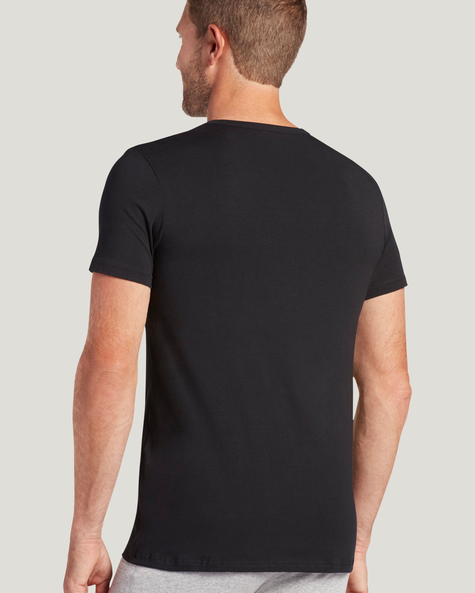 V Neck Front And Back T Shirt
