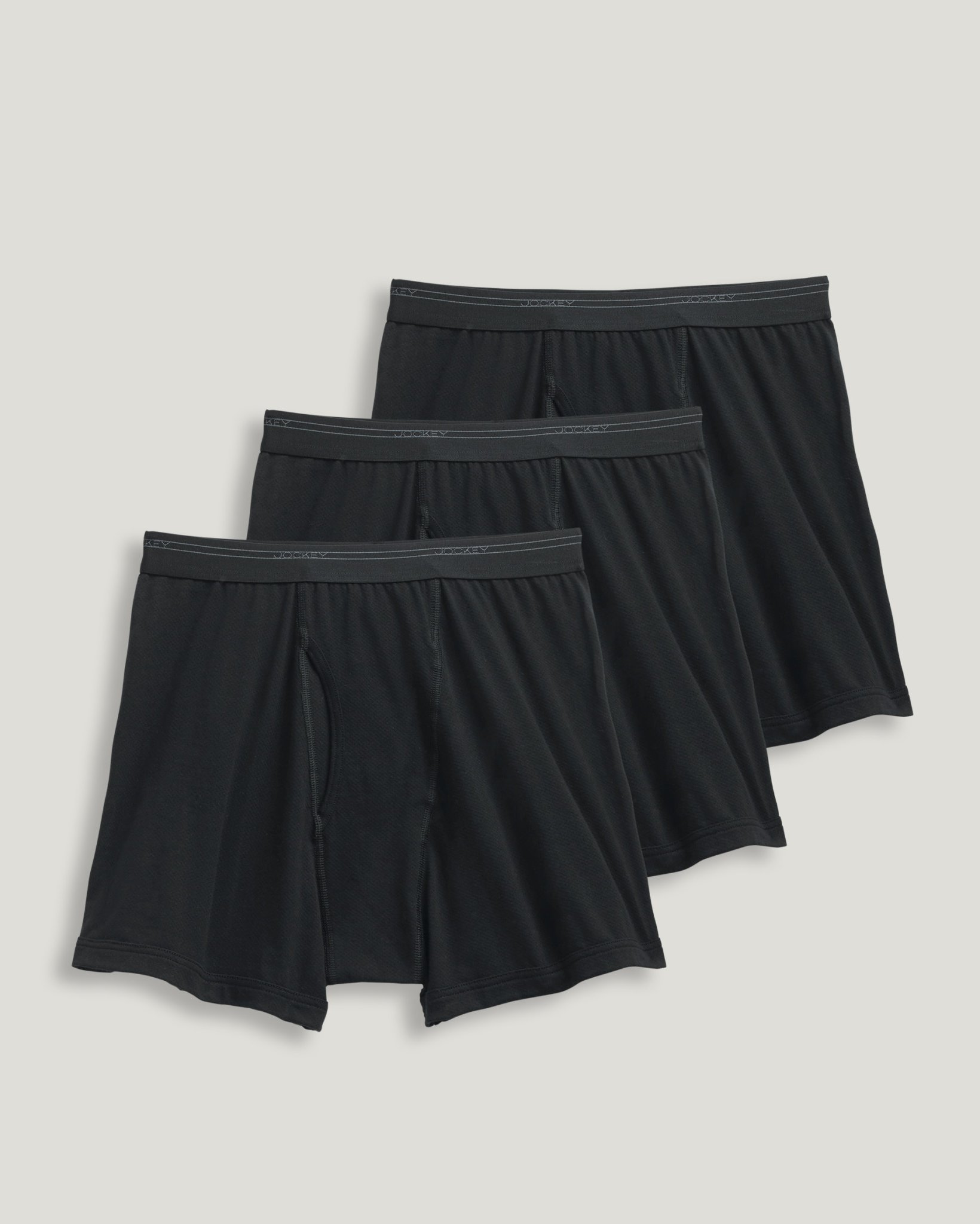 Classic Cotton Mesh Boxer Brief - 3 Pack