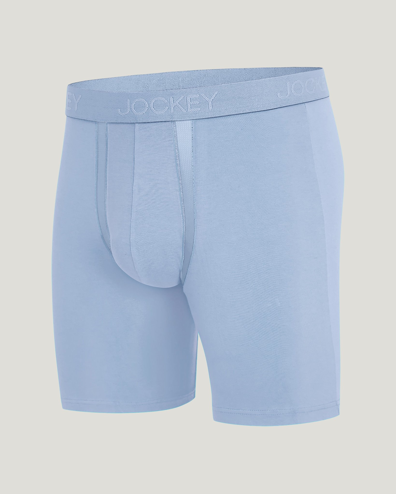 Chafe Proof Pouch Cotton Stretch 8.5" Long Leg Boxer Brief
