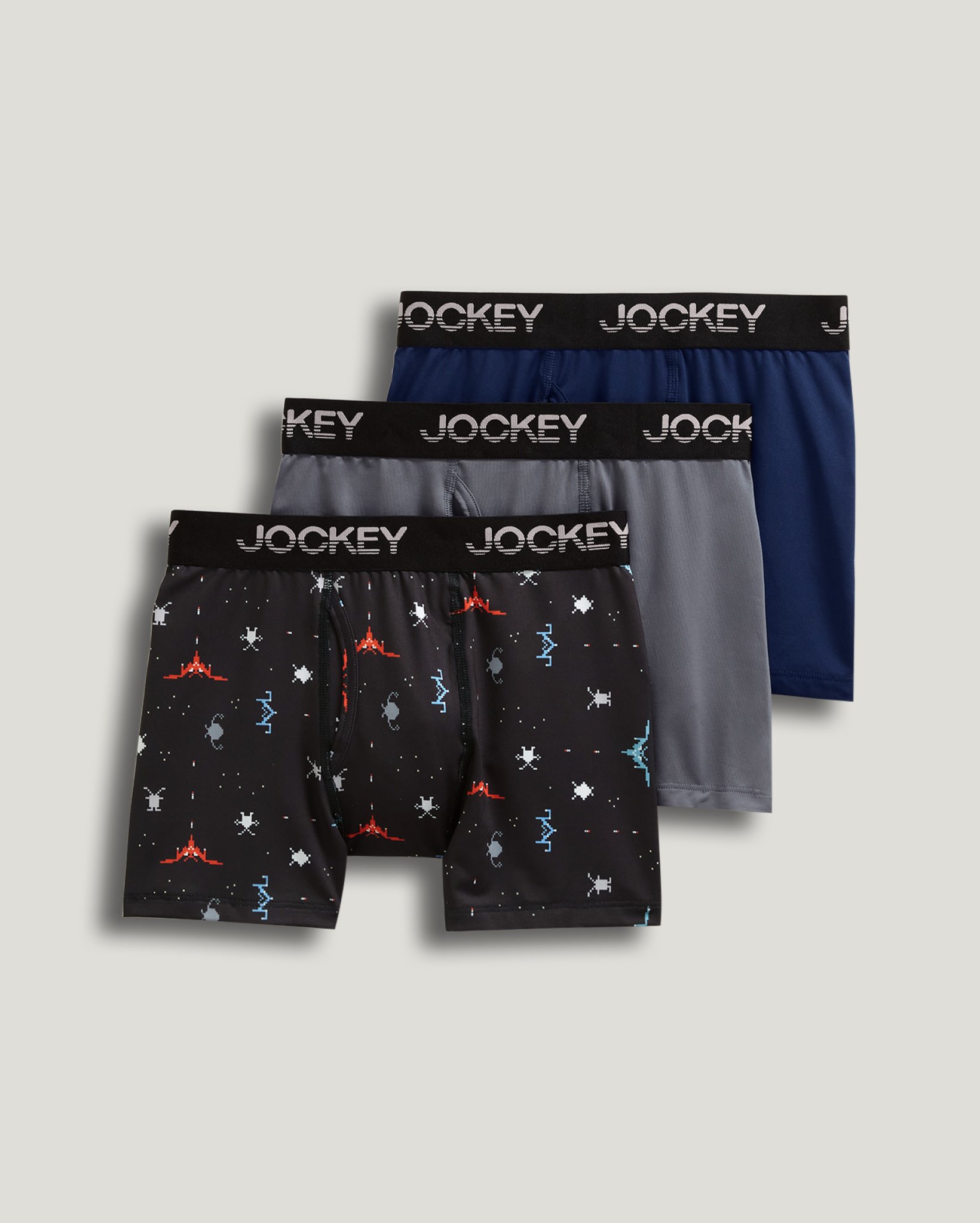 Boys' Microfiber Stretch Boxer Brief – 3 Pack