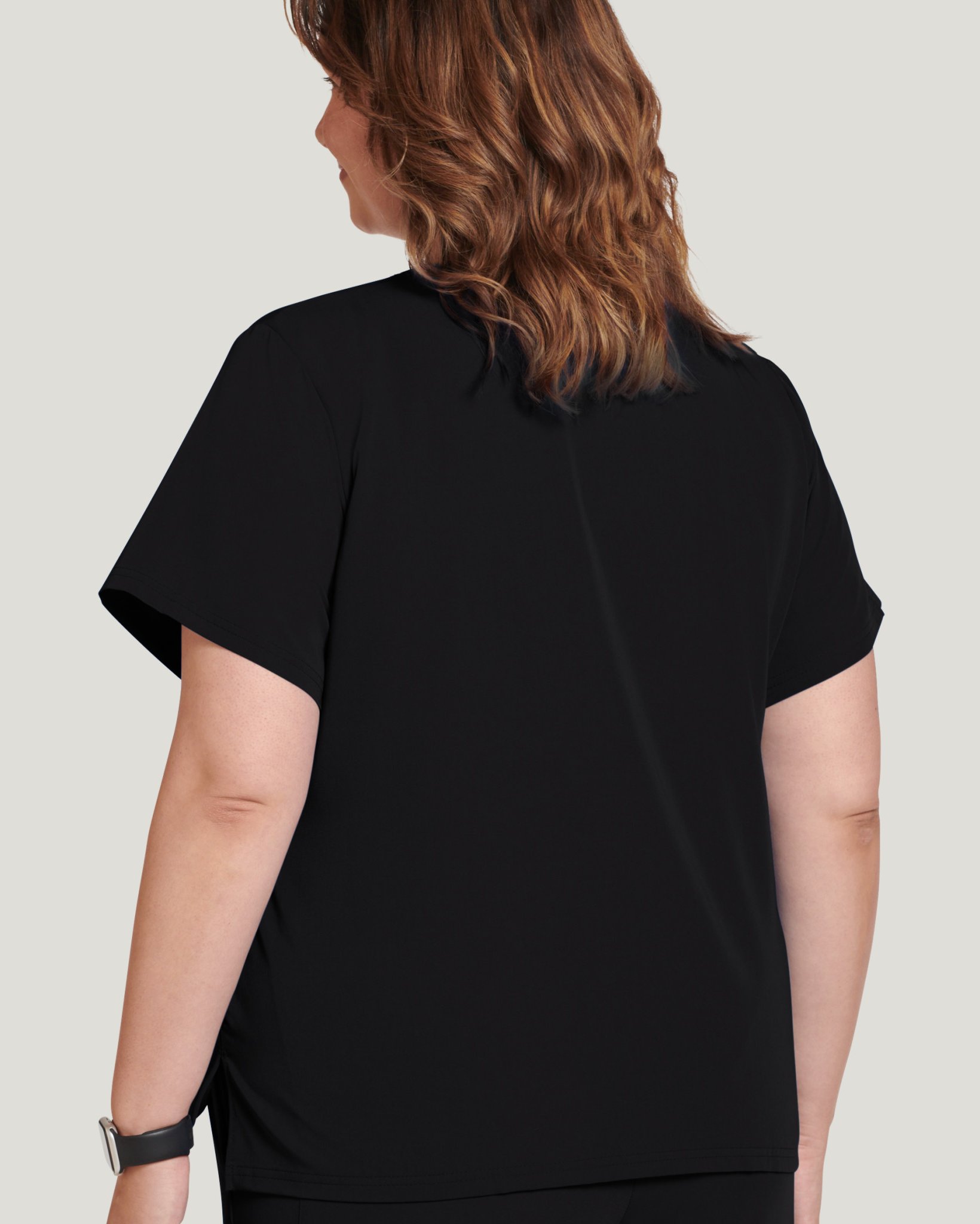 Women's Henley Scrub Top