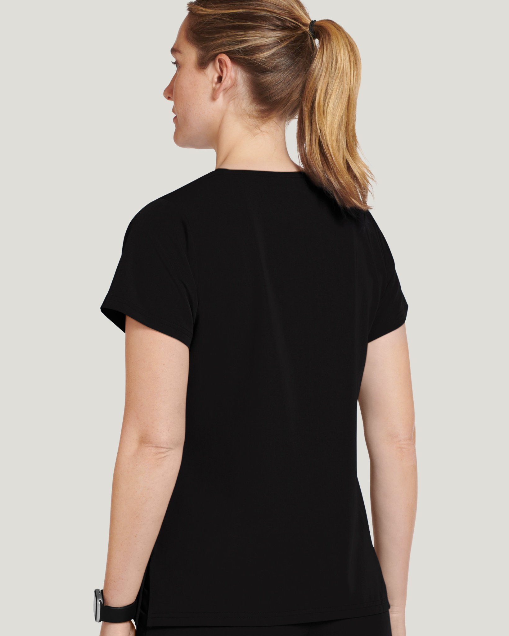 Women's Henley Scrub Top